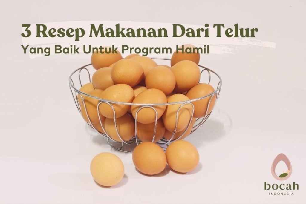 3 Resep Makanan Dari Telur Wajib Coba Untuk Program Hamil