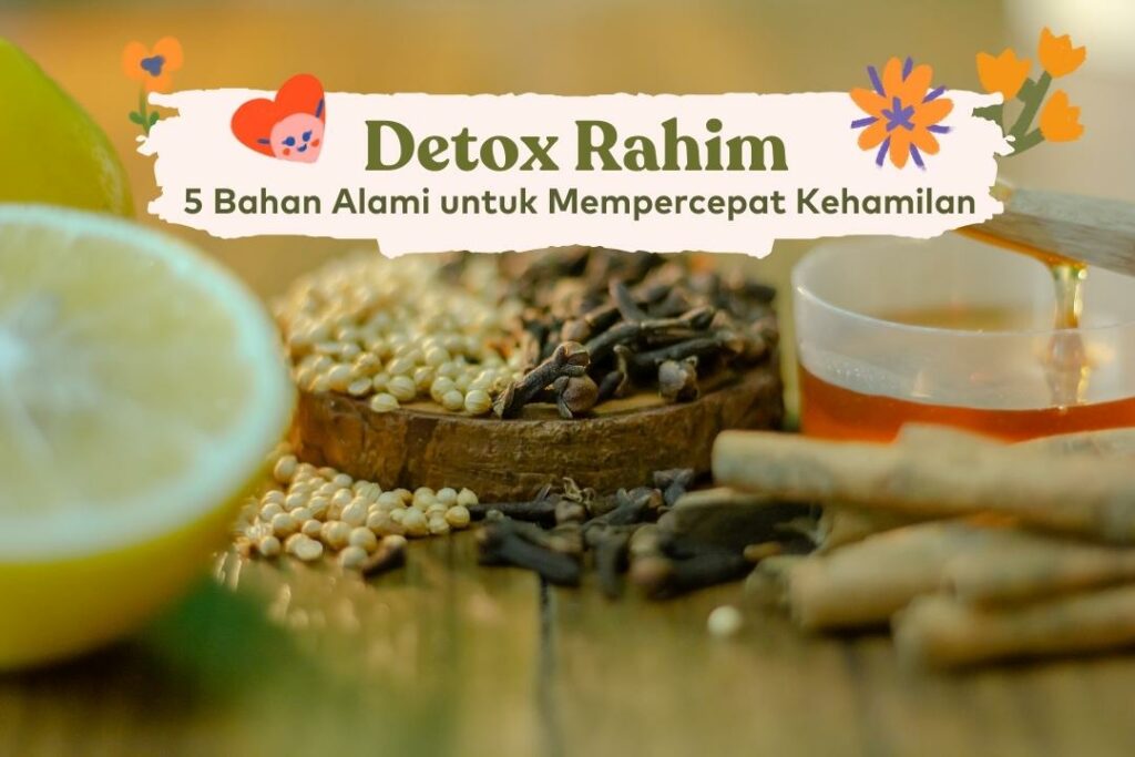 Detox Rahim - 5 Bahan Alami Untuk Mempercepat Kehamilan